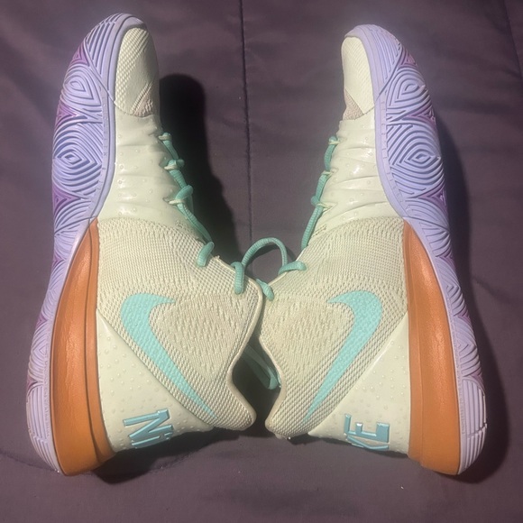 Nike | Shoes | Nike Kyrie 5 Spongebob Collab Squidward Colorway | Poshmark